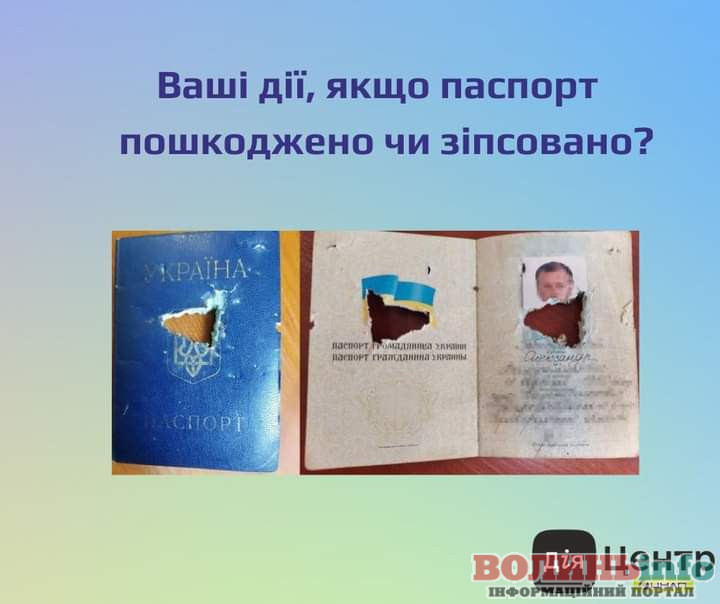 Алгоритм дій на випадок пошкодження паспорту що робити та куди бігти